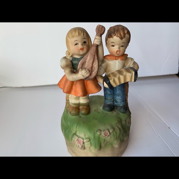 Lefton | Other | Lefton Vintage Figurine Boy And Girl Playing ...